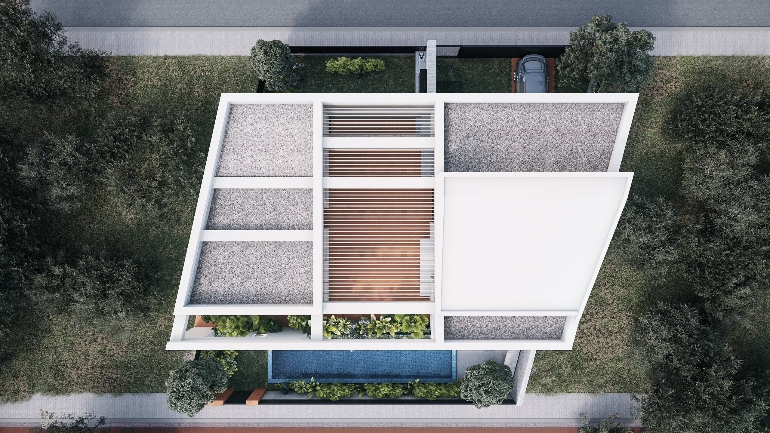 The Parallelogram House - NonSquare Studio