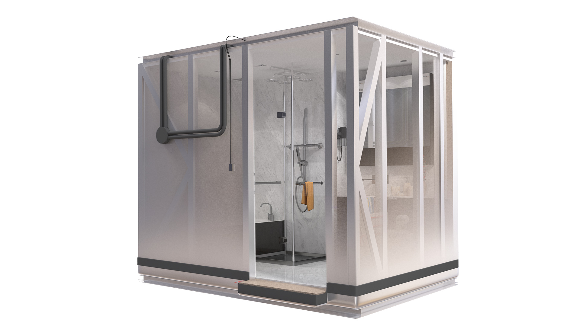 Prefabricated Bathroom Unit - NonSquare Studio